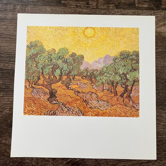 None and/or Unknown | Other | Olive Trees Vincent Van Gogh Art Book ...